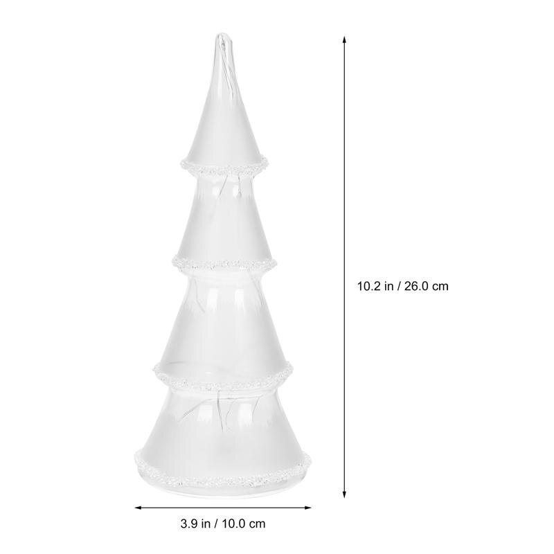 LED Glass Christmas Tree Light Glowing Night Light... – Grandado