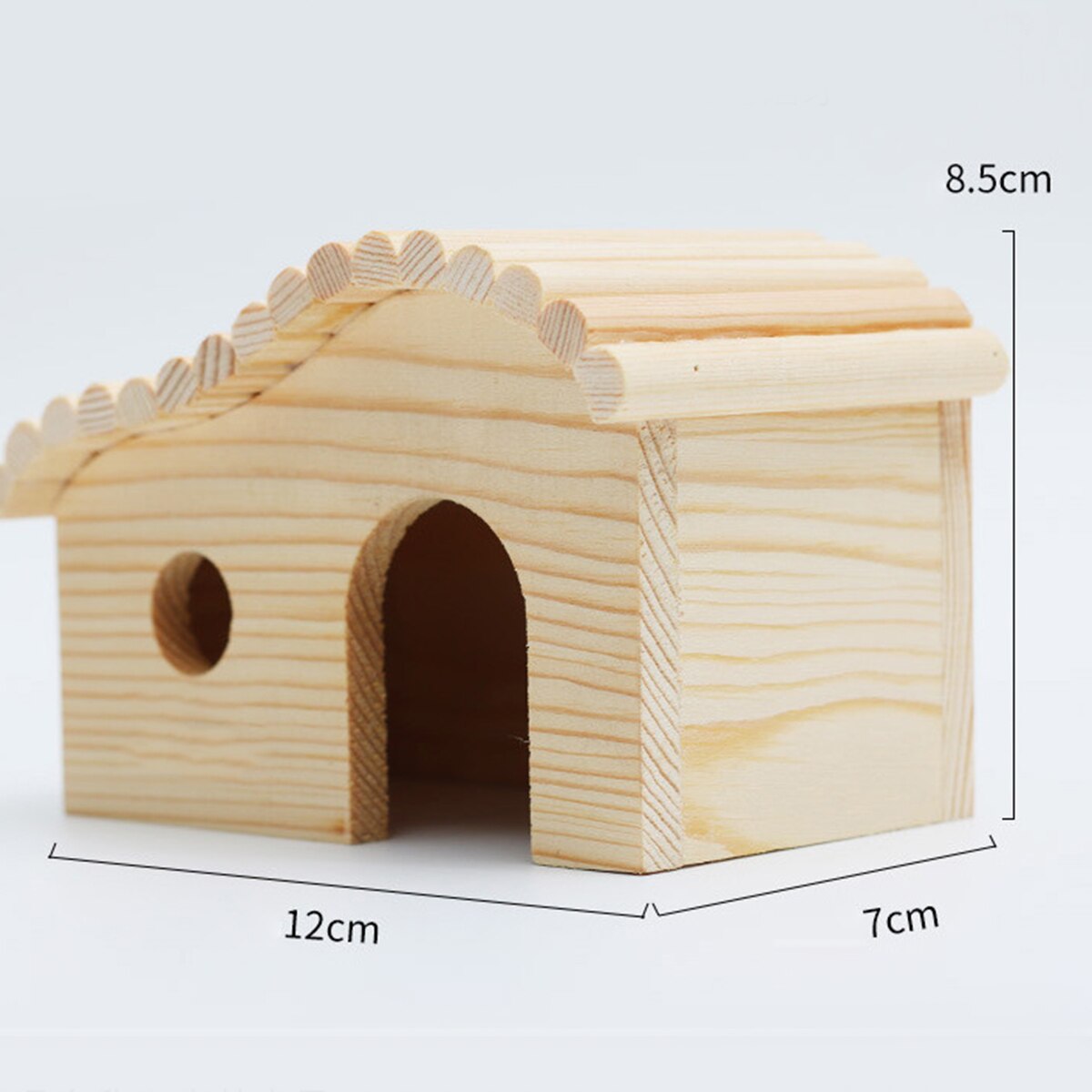 Hamster Arch House Small Animal Wooden House Hamst... – Grandado
