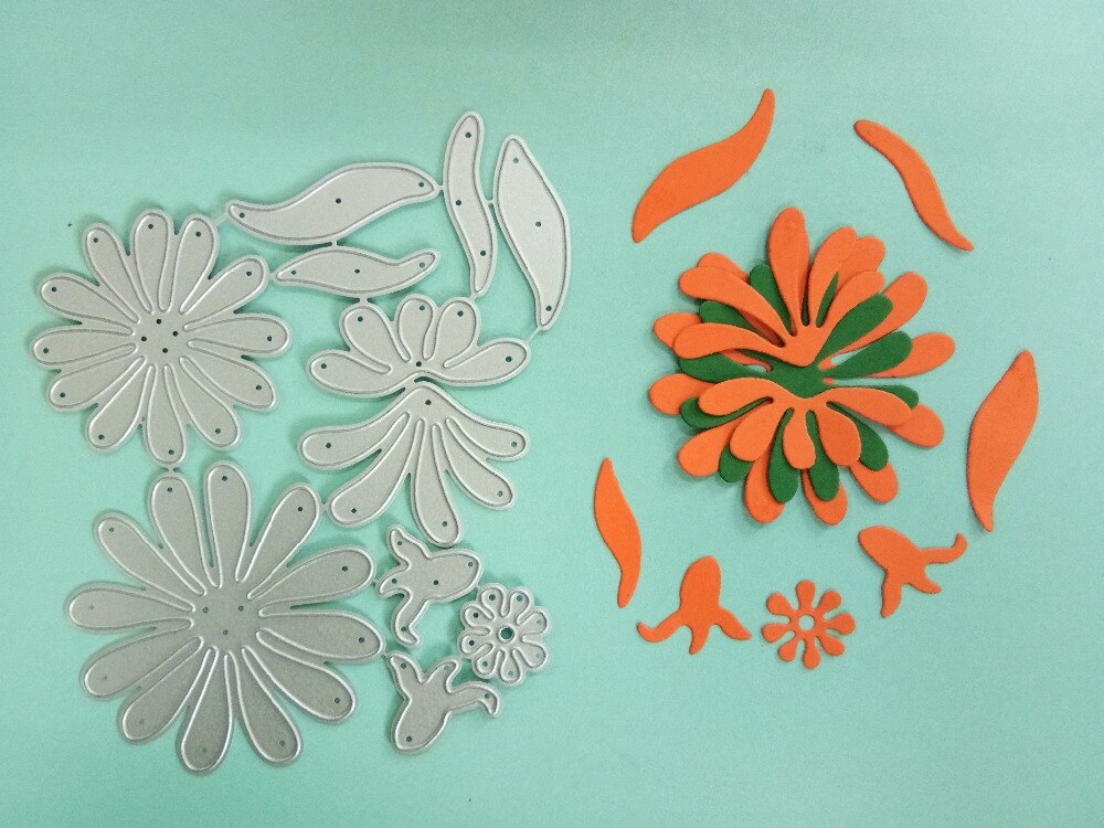 Hemere Daisy flower petal Frame Dies Metal Cutting... – Vicedeal