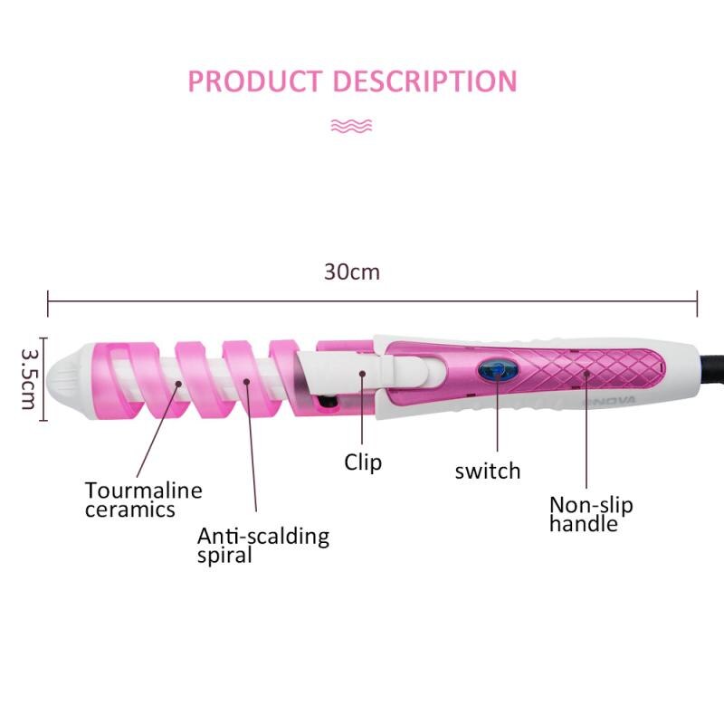 Ceramic Styling Tools Conical Ceramic Hair Curling... – Grandado