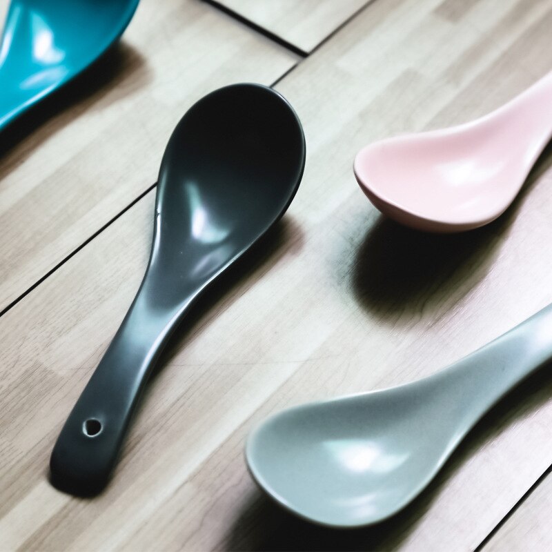 Nordic Household Ceramic Small Spoon Spoon Soup Sp... – Vicedeal