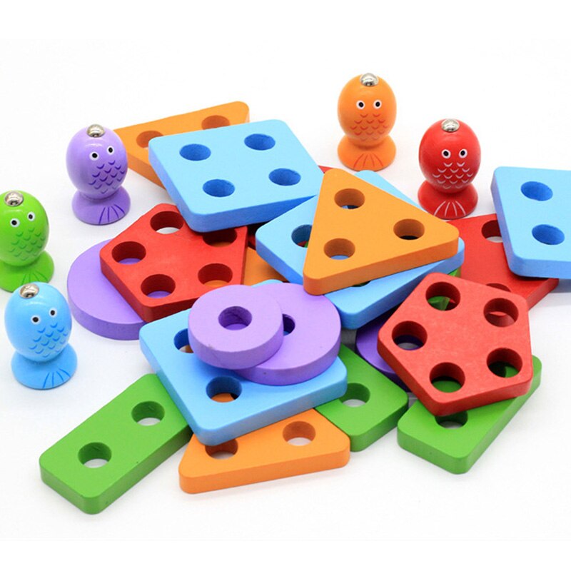 Fishing Game Geometry and Color Learning Five Sets... – Grandado