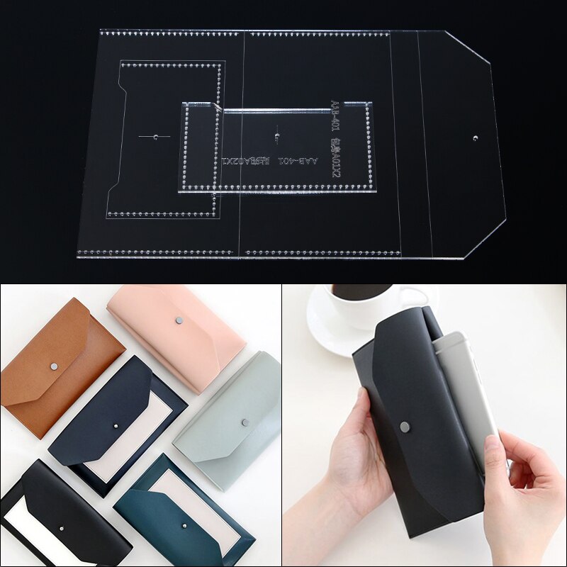 1 sæt 11*19*1cm gør-det-selv læder kort taske kuve... – Vicedeal