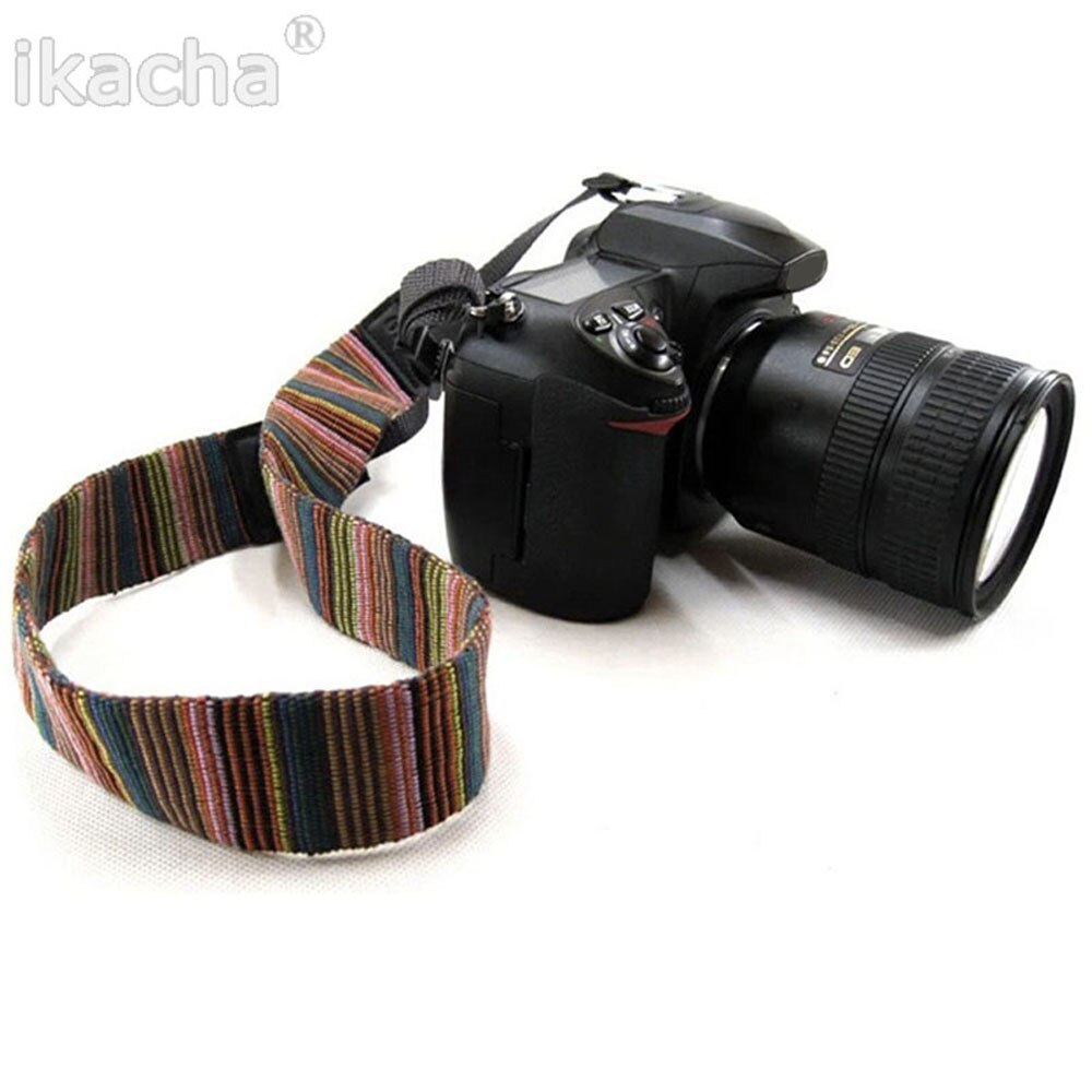 Universal Color Stripes Soft red Camera Neck Strap... – Vicedeal
