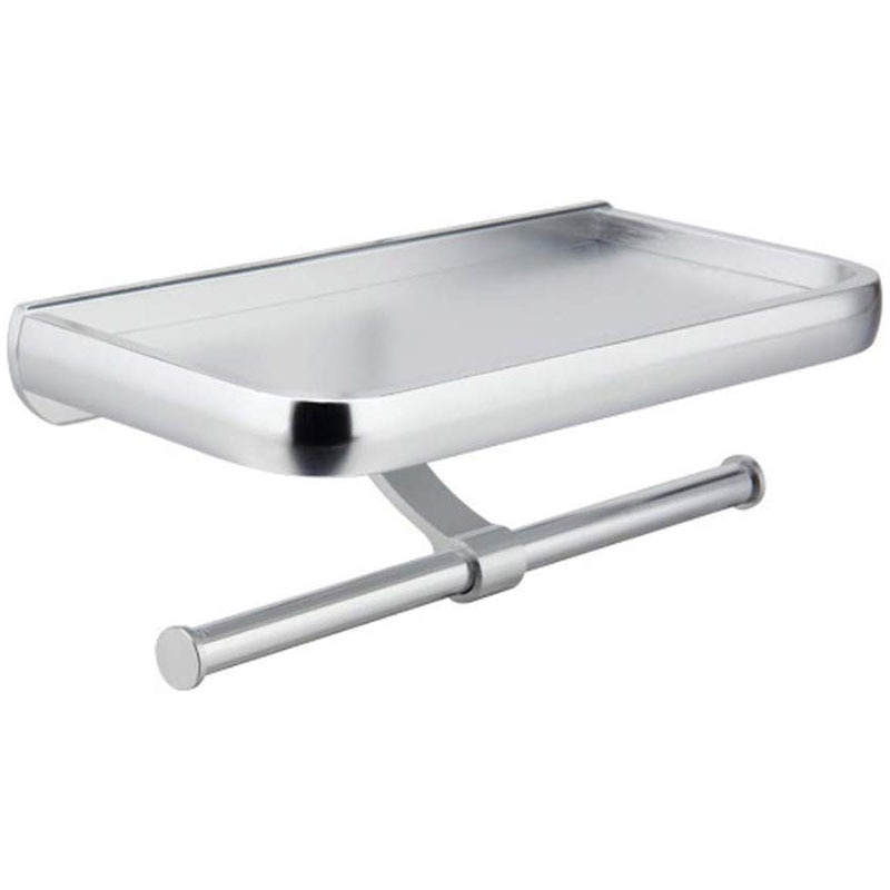 Space Aluminum Paper Towel Rack Hotel Bathroom Dou... – Vicedeal