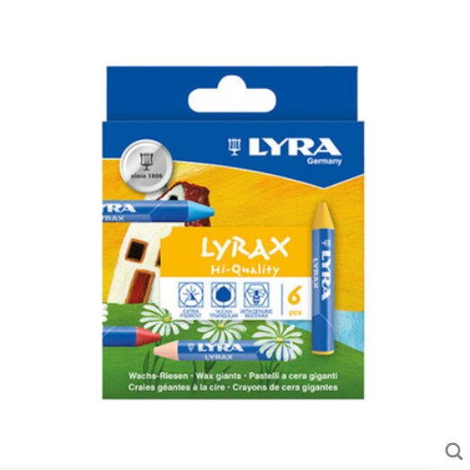 LYRA Color crayon 6 / 12 color primary school chil... – Grandado