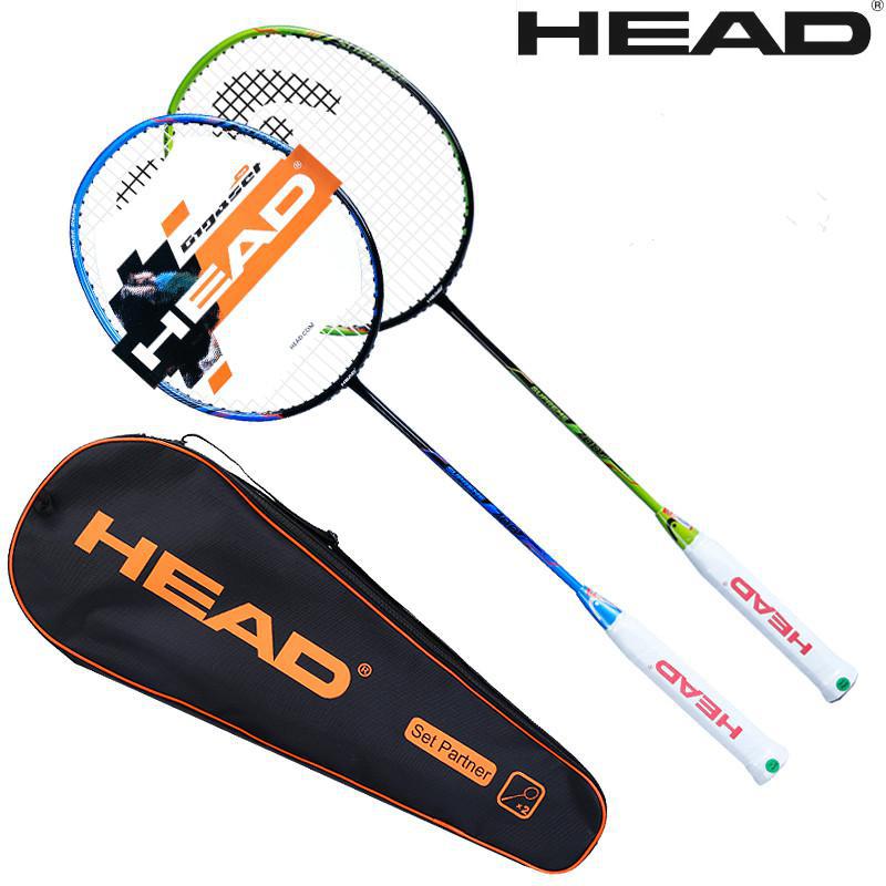 2 Pieces HEAD badminton rackets carbon Light Badmi... – Grandado