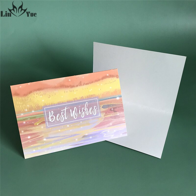 6 sheets Best Wishes Colorful Postcard Set / Greet... – Vicedeal