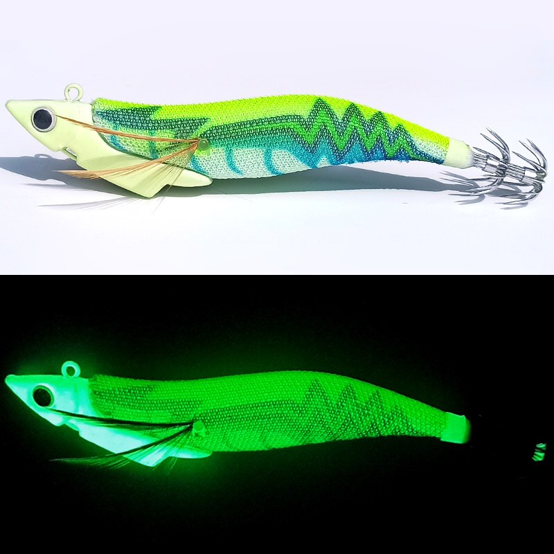 13cm/38g 25g Japan Luminous Glow Jig head squid ji... – Grandado