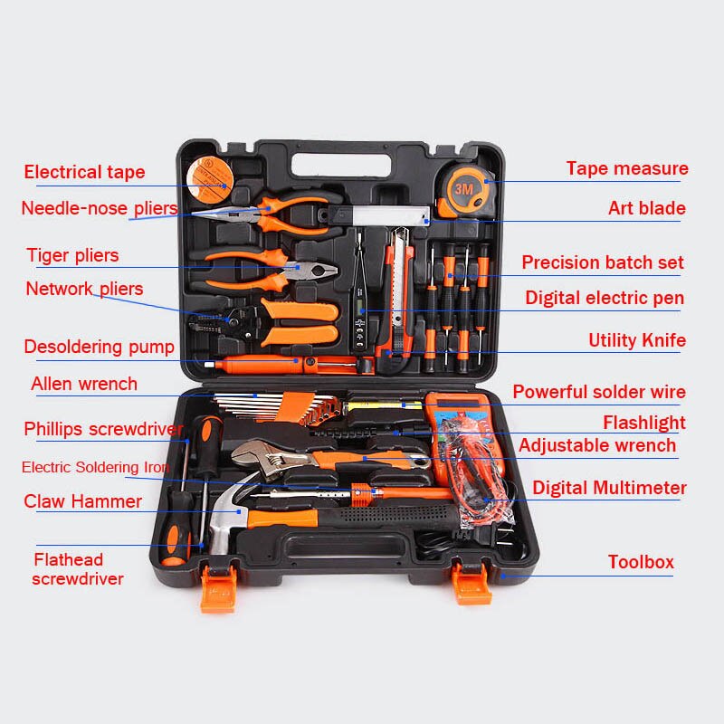 35pcs Combination electrician tool accessories rep... – Vicedeal