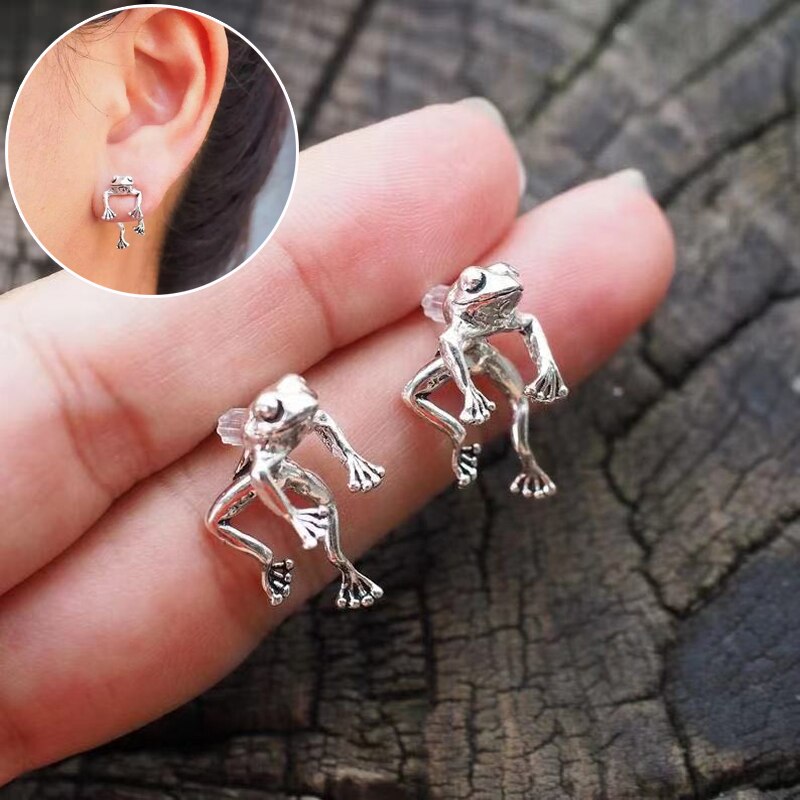 Cute Frog Earrings Funny Animal Earrings For Women... – Grandado