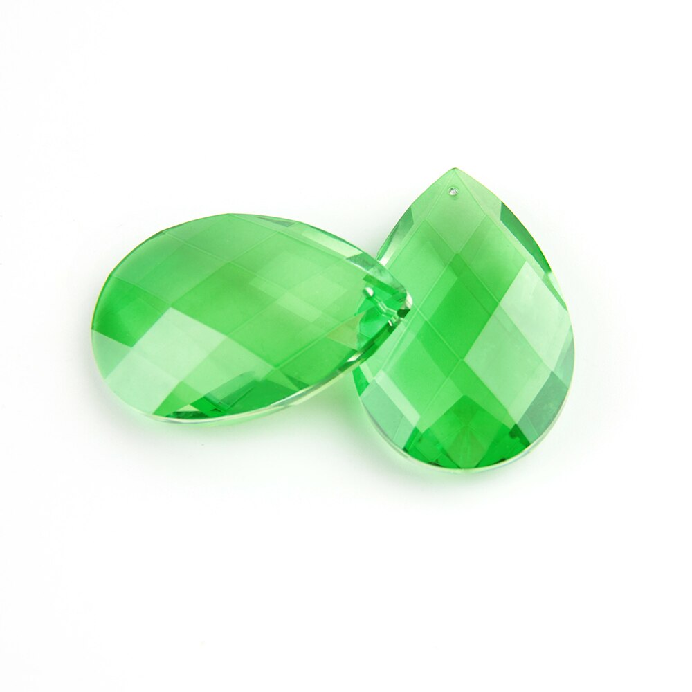 38mm/50mm Dark Green Tear Glass Crystal Prism DIY ... – Grandado