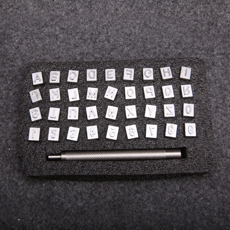 DIY Hand Engraved Letter Leather Tool Tin alloy En... – Grandado