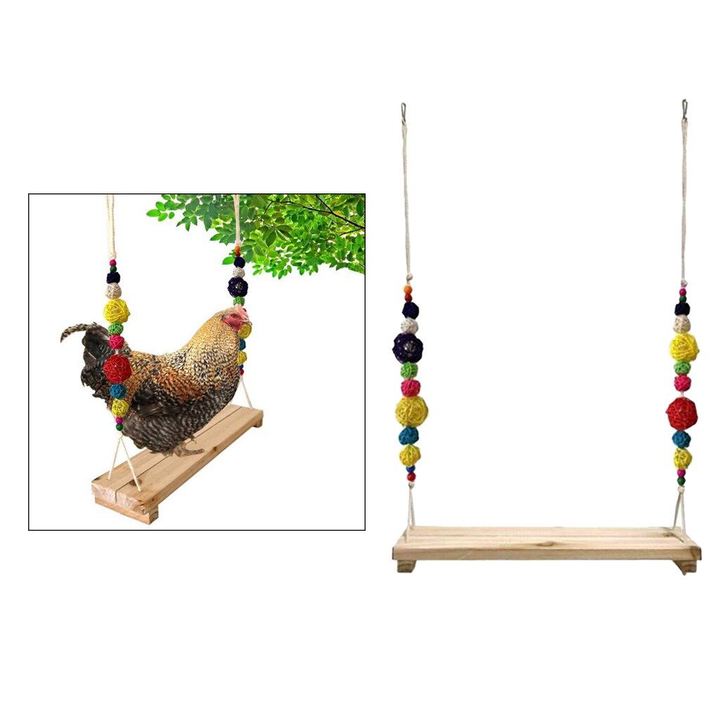 47'' Large Chicken Swing Chicken Toy for Large Bir... – Grandado