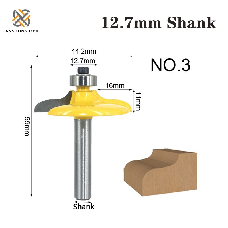 1Pc 8Mm/12Mm/12.7Mm Schacht Lade Router Bit Set Ro... – Grandado