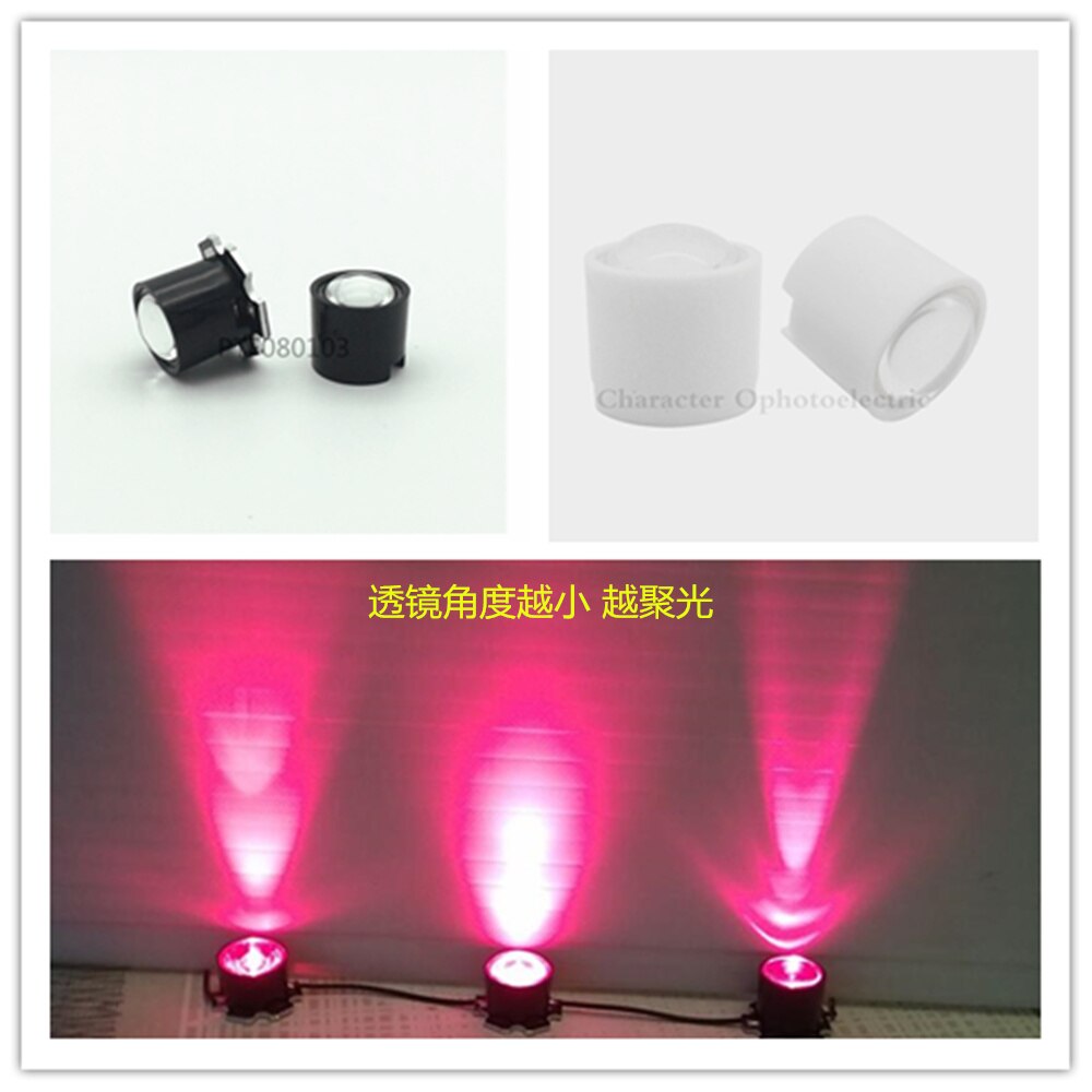 1W 3W High Power LED lens 14.5mm 16mm 10degree 60d... – Grandado