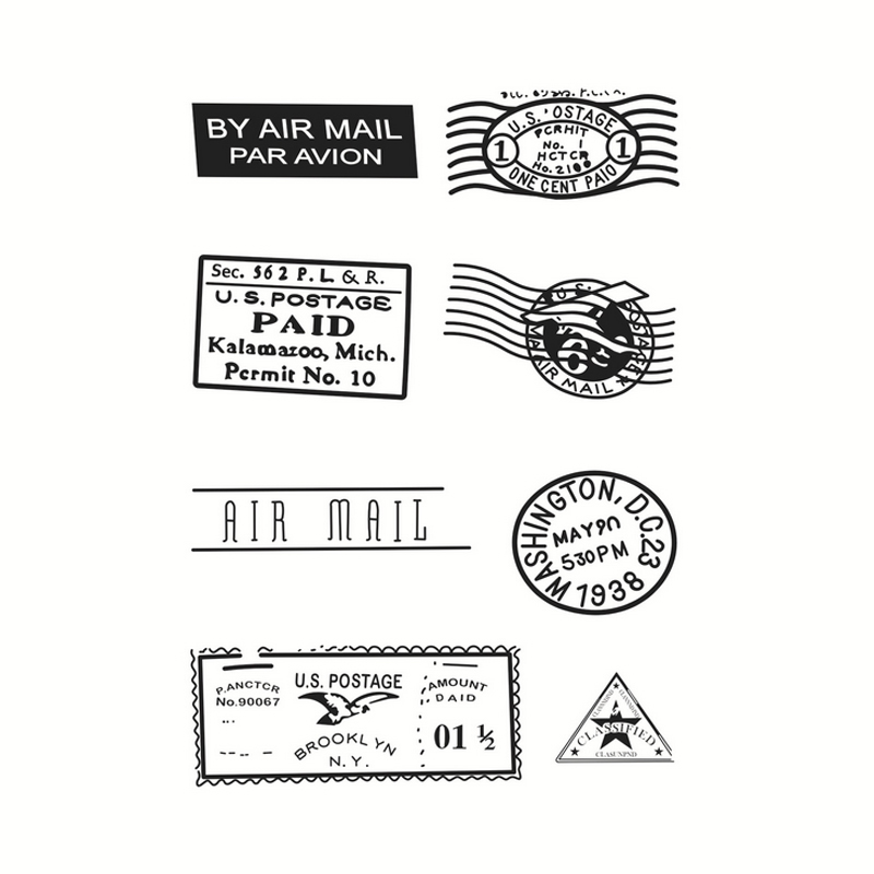 Vintage Postmark Transparent Clear Stamp Diy Decor... – Grandado
