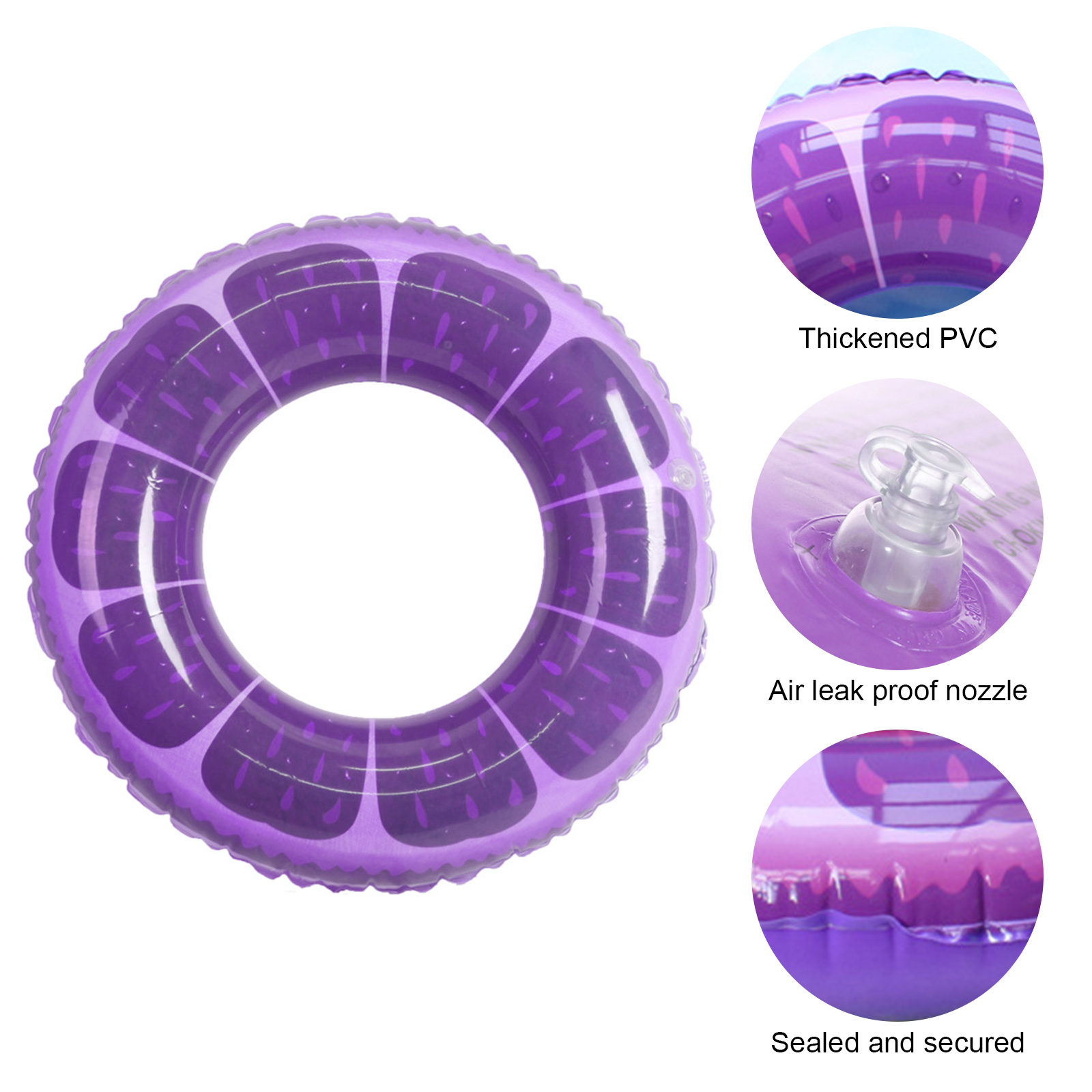 Fruit Swimming Rings Inflatable Pool Floats Beach ... – Grandado