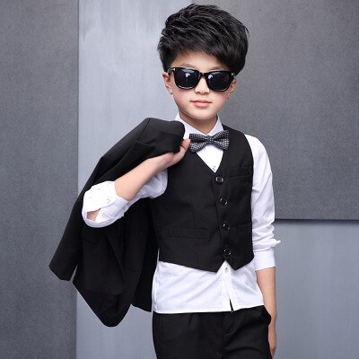 Formeel merk babyjongen trouwpak 5 stuks jas + ves... – Vicedeal