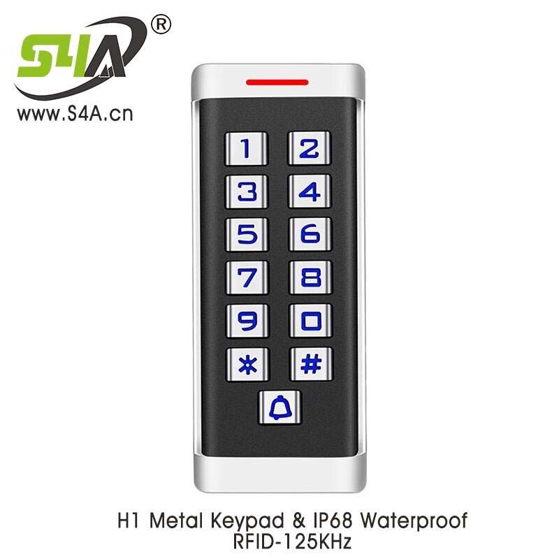H2 IP68 Wasserdichte Metall Access Control Keypad – Vicedeal