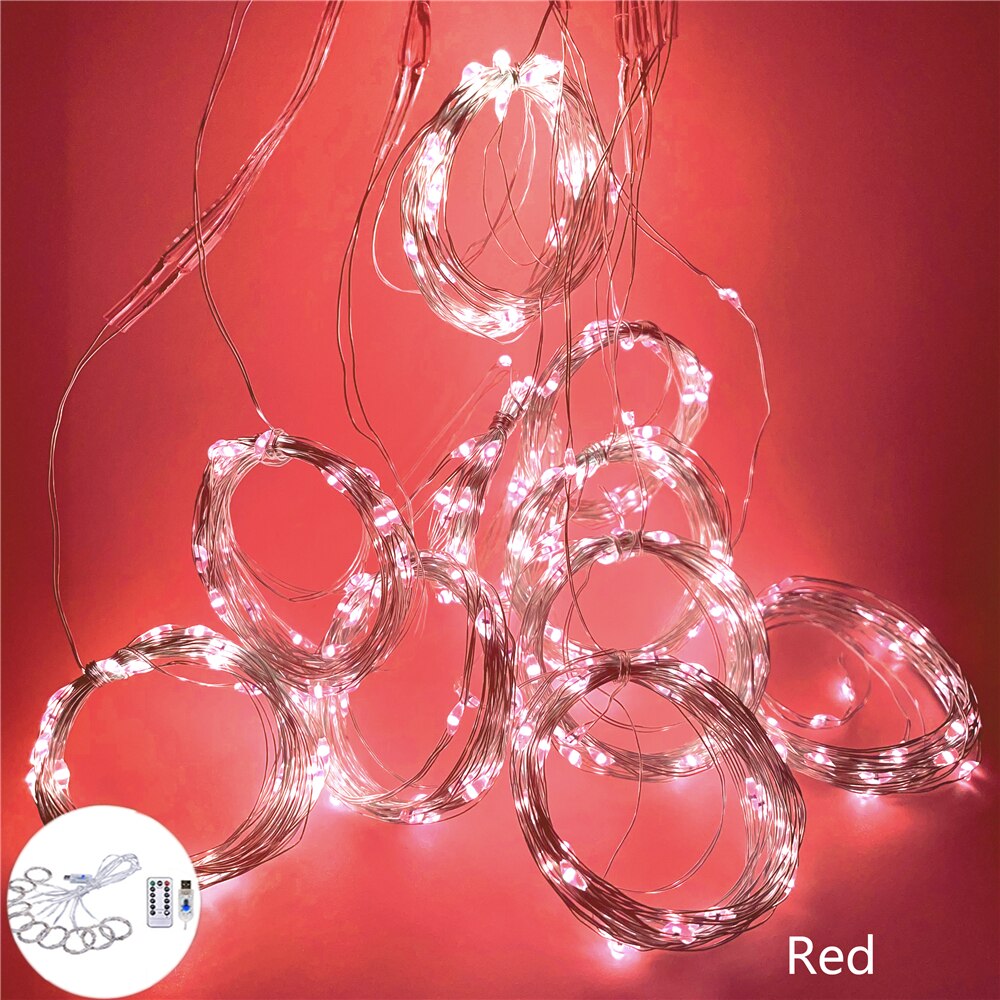 3M USB LED Curtains Festoon Led Light Garlands Chr... – Grandado