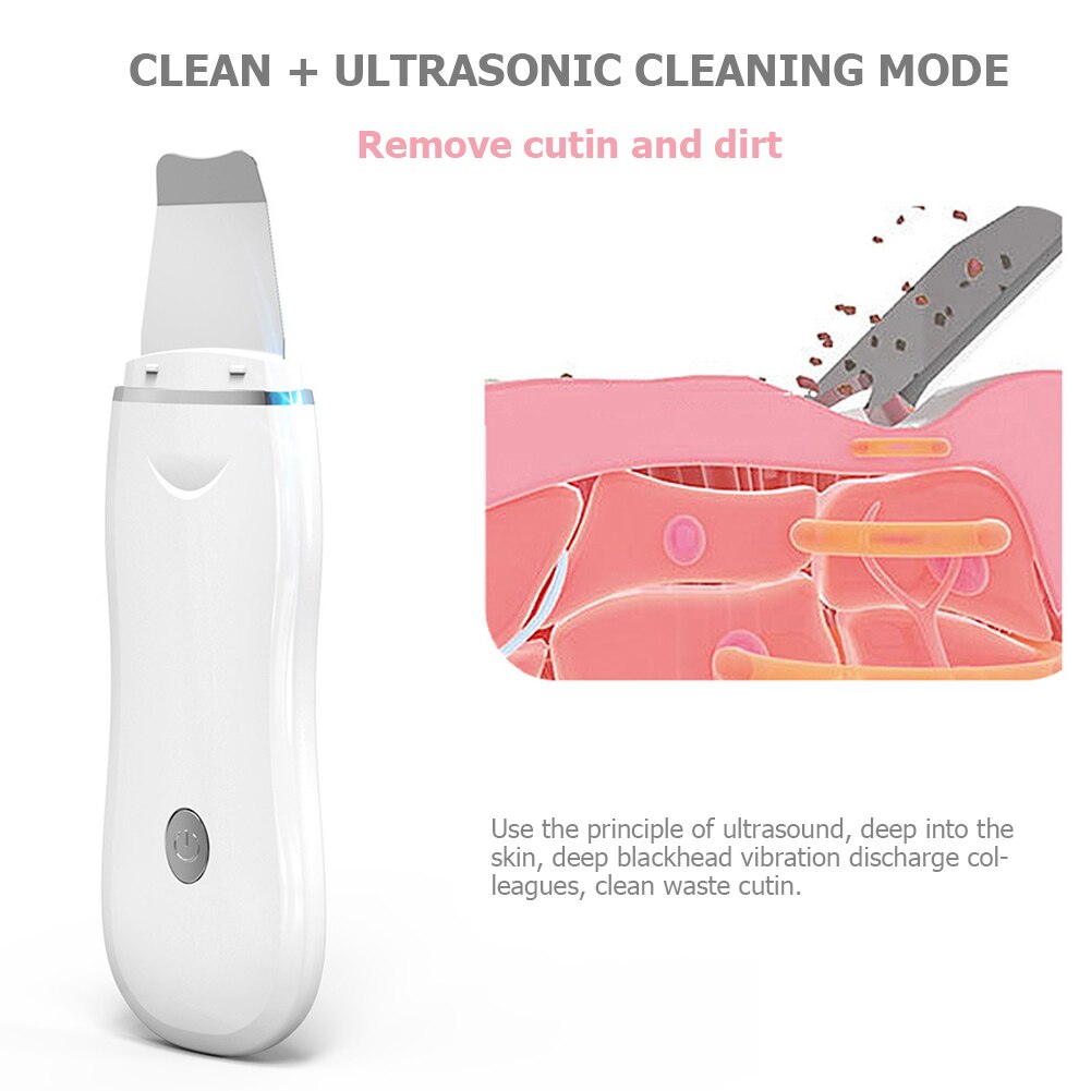 Ultrasonic Skin Scrubber Deep Face Cleaning Machin... – Grandado