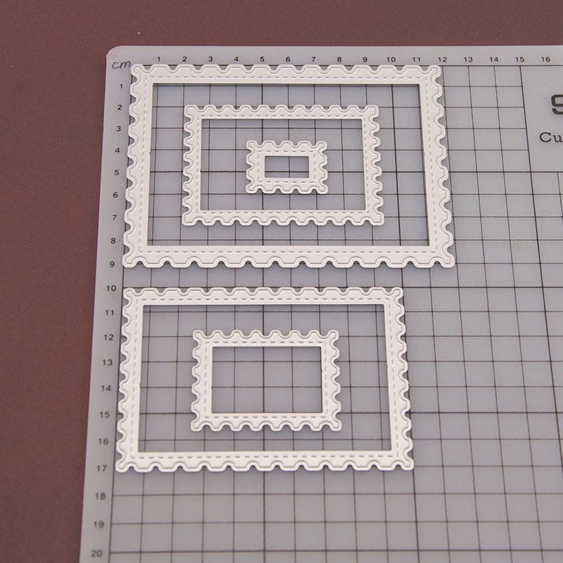 5 Pcs Rechthoekige Stempel Frame Vormen Metalen St... – Grandado