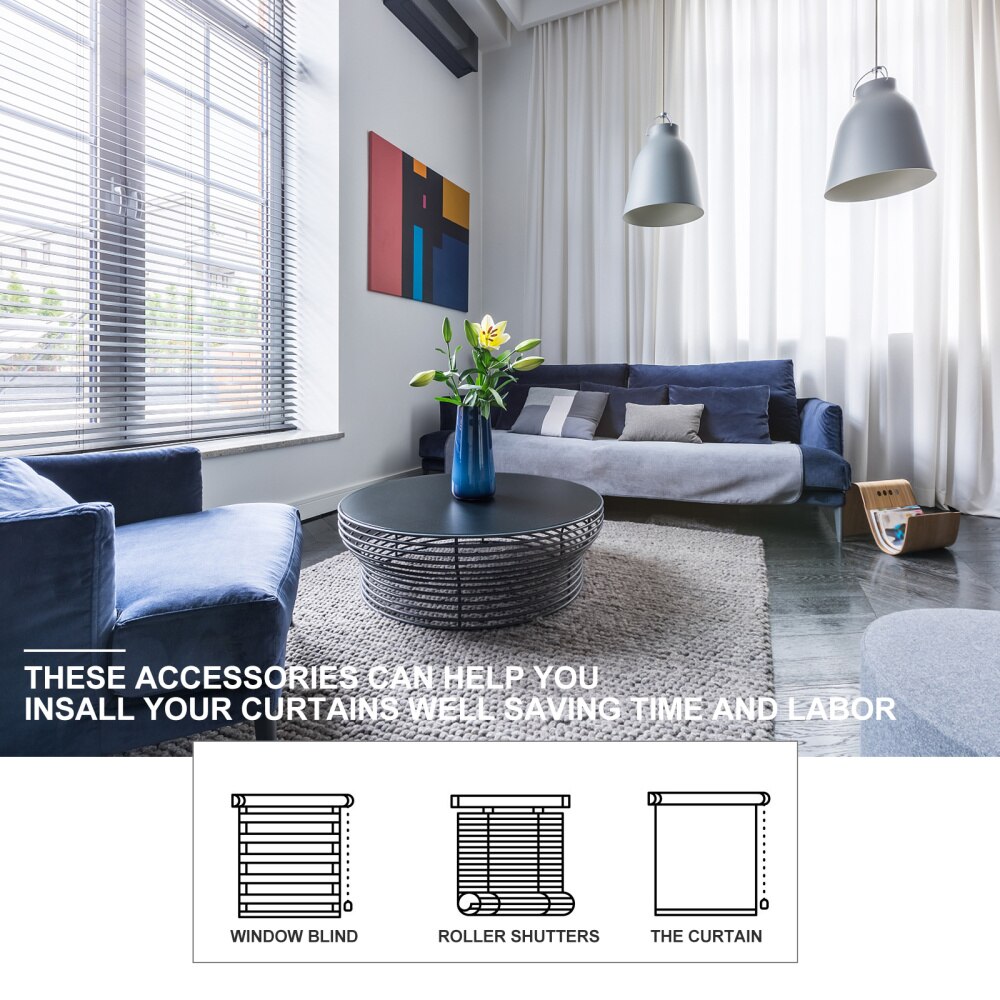 1 Set Roller Blind Fittings Curtain Repair Kit Rol... – Grandado