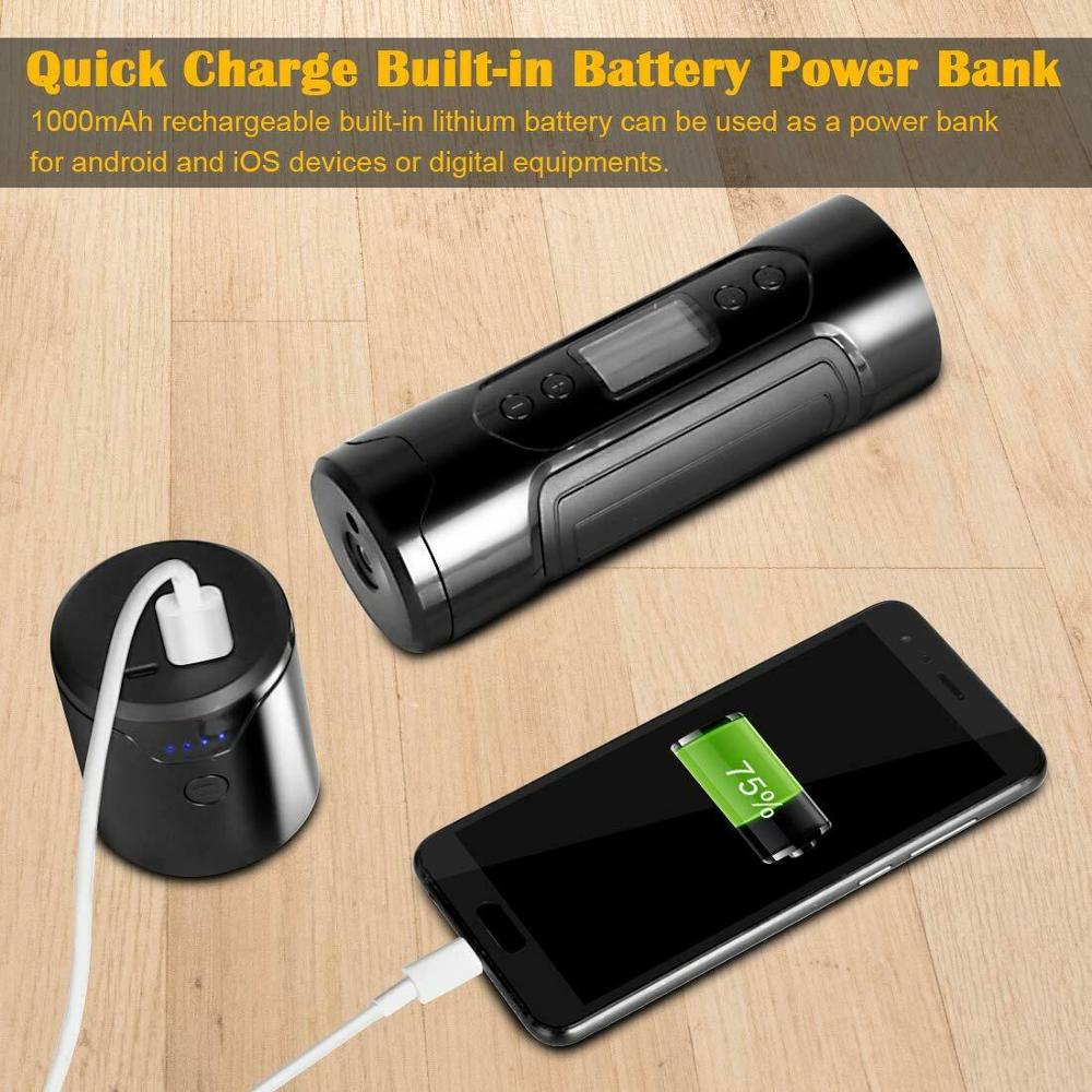 12v Portable air Compressor Pump Bike Rechargeable... – Grandado