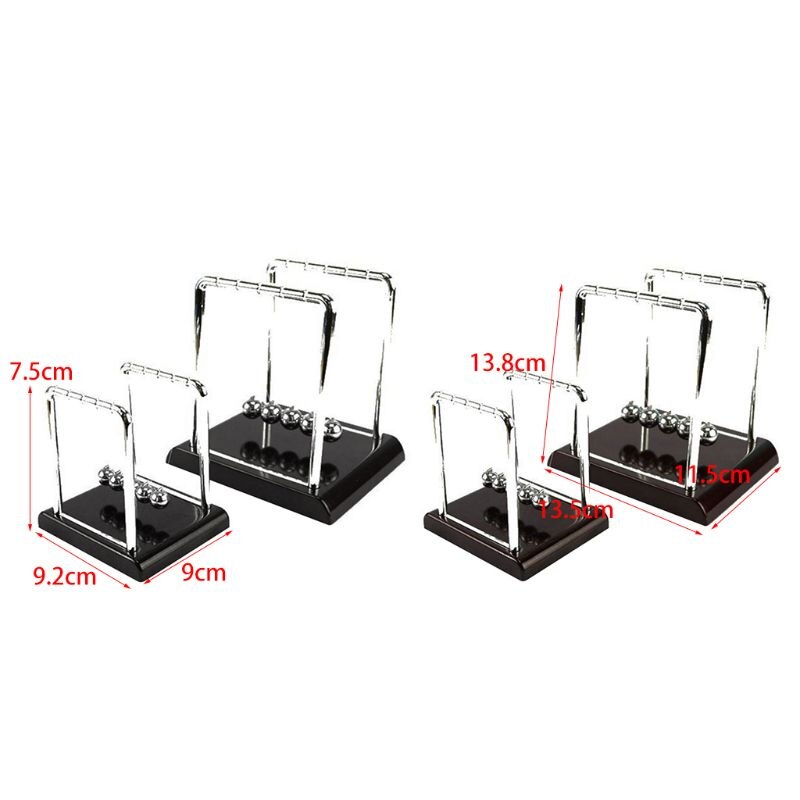 Physics Newtons Cradle Steel Bumper Balance Balls ... – Grandado