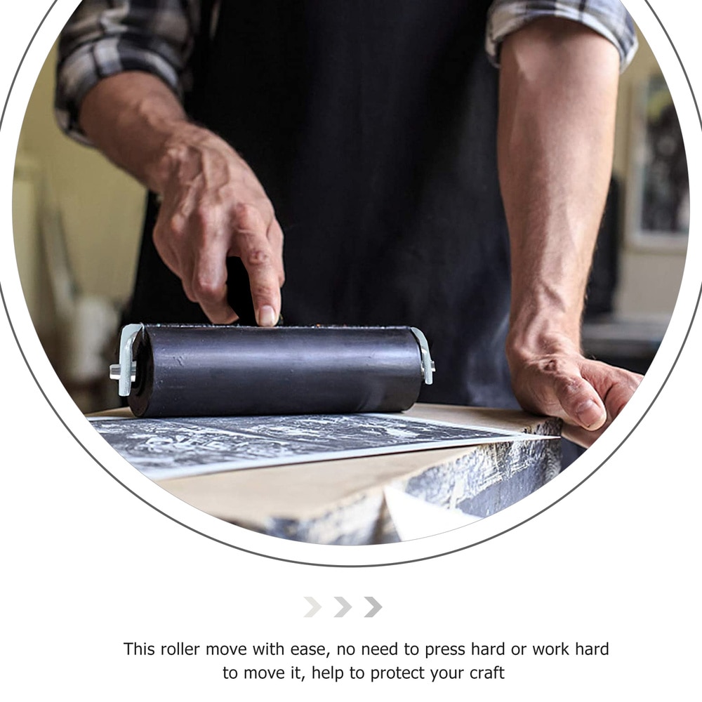 Rubber Roller Printmaking Brayer Craft Stamping Pa... – Vicedeal