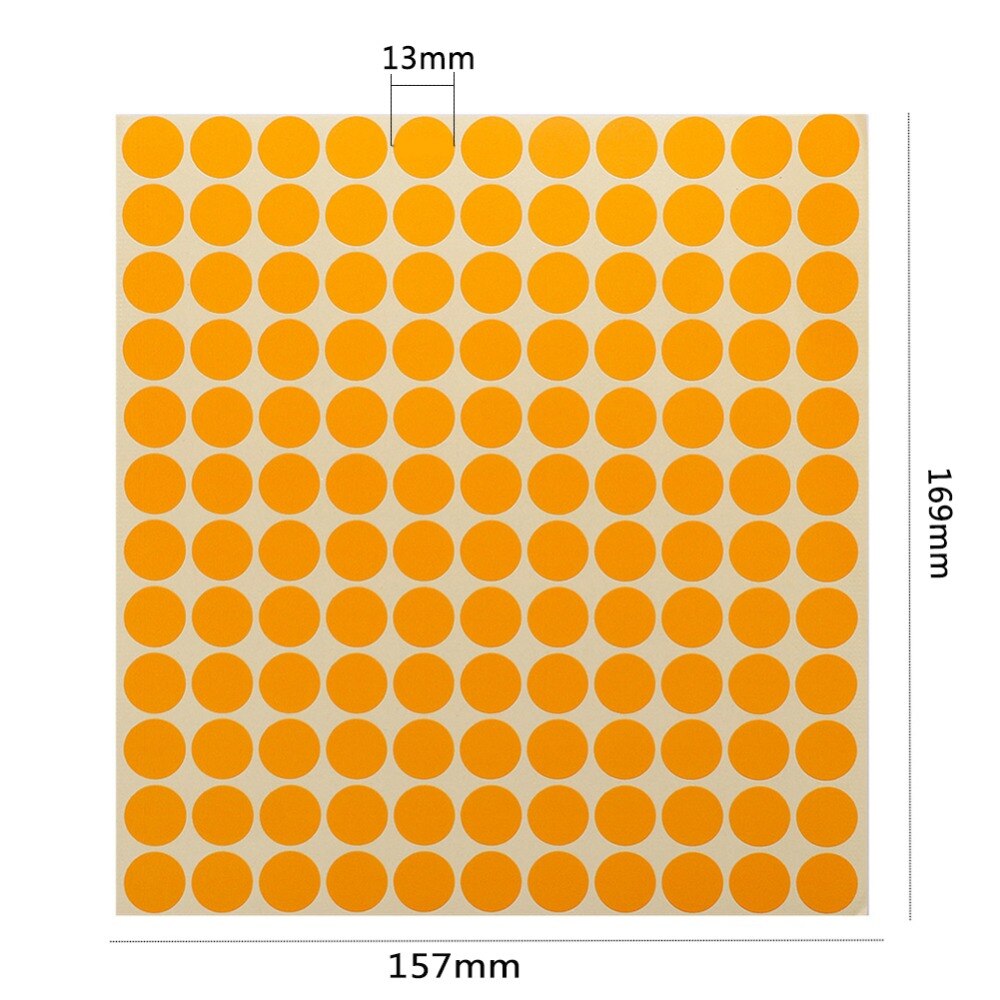 132pcs/Sheet Bottle Labels Colorful Blank Round Ta... – Grandado
