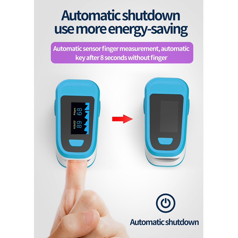 Digitale Vingertop Pulsoxymeter Oled-scherm Blood ... – Vicedeal