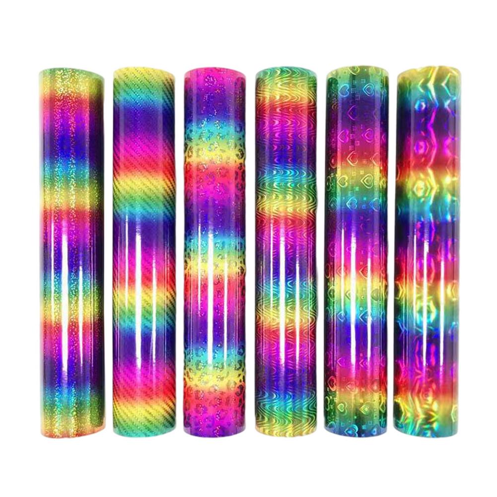 Holographic Sparkle Rainbow Gradient Indoor Adhesi... – Grandado