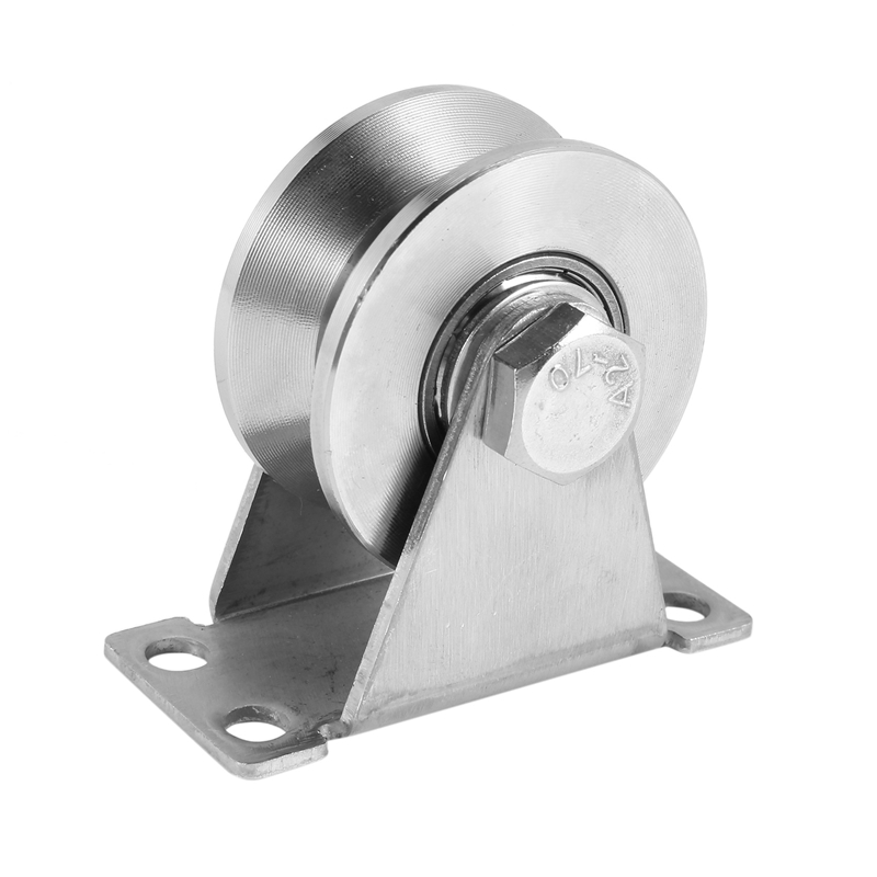 1-Pack V-Type Rvs Katrol Blok Mute Lagers Groef Gl... – Vicedeal