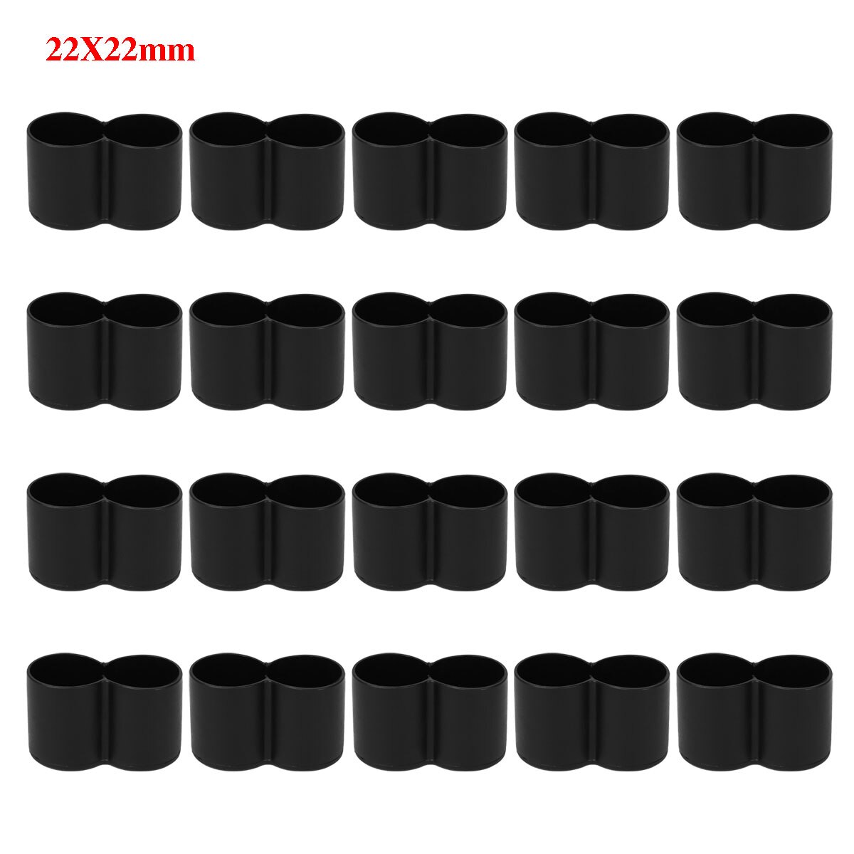 20Pcs Double-Tube Leg Cups Plastic Feet Furniture ... – Grandado