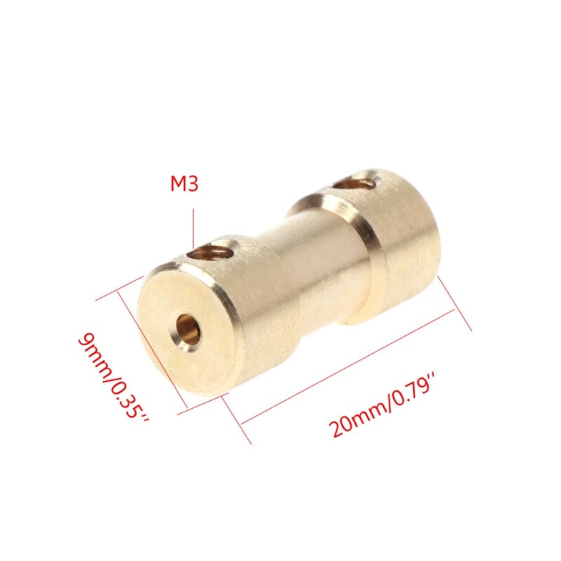 2-5mm Motor Copper Shaft Coupling Coupler Connecto... – Vicedeal