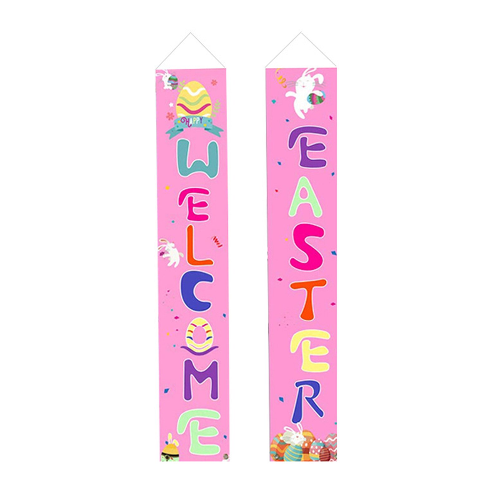 Happy Easter Door Curtain Ornament Banner Couplet ... – Vicedeal
