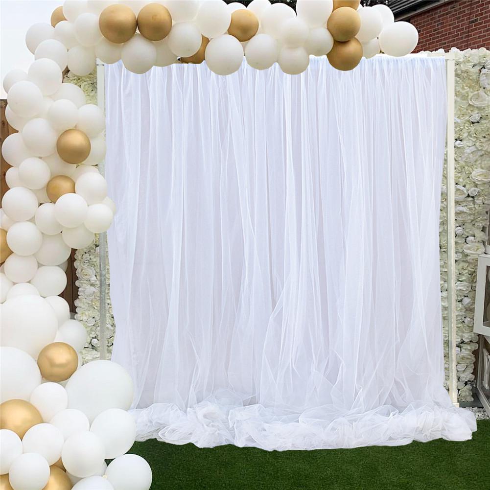 Tulle Window Curtain for Party Wedding Background ... – Grandado