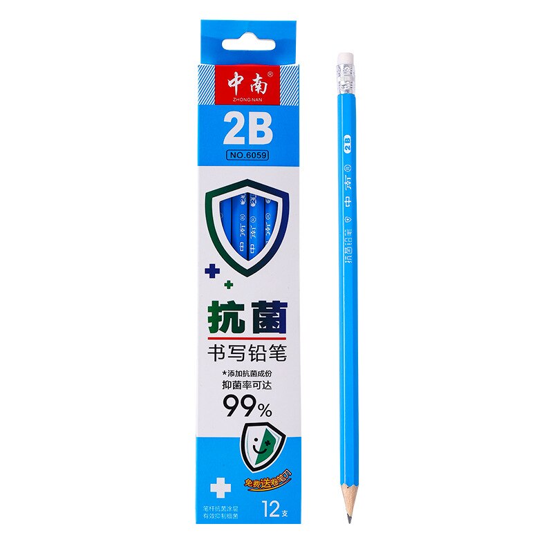 antibacterial pencil small leather pencil 12 boxes... – Grandado