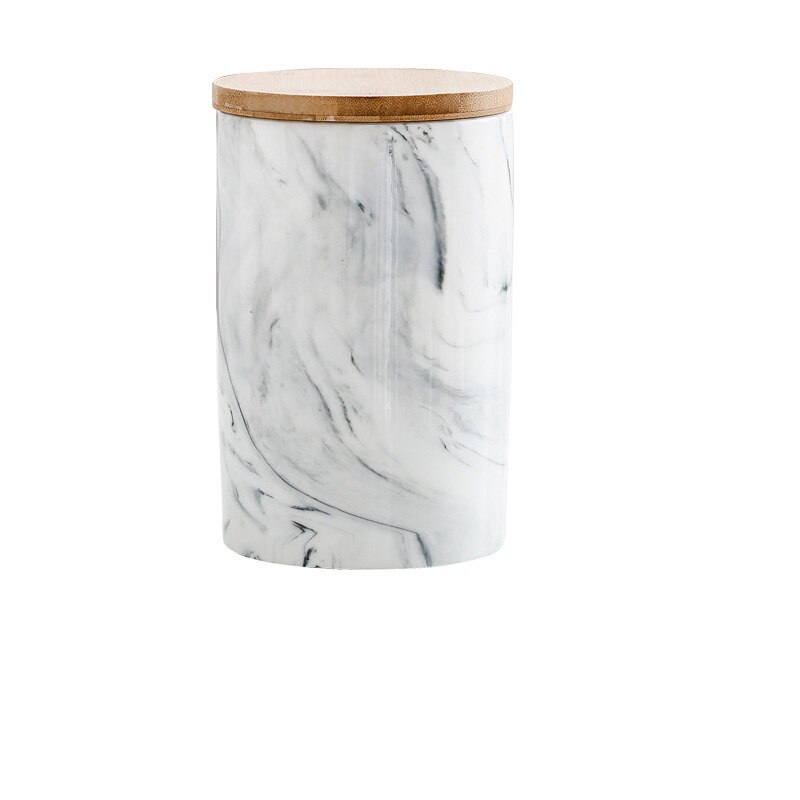 Nordic Ceramic Sealed Jar Multi-functional Bamboo ... – Grandado
