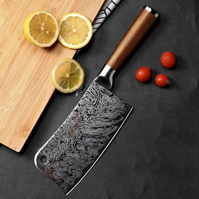 1/2/3/4pc, Kitchen knife Household Damascus steel ... – Grandado