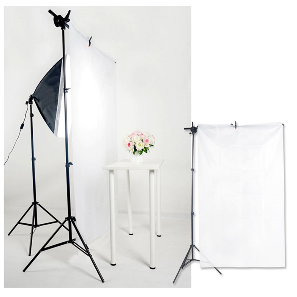 1x1.7m Polyester Photographic Background White sof... – Vicedeal