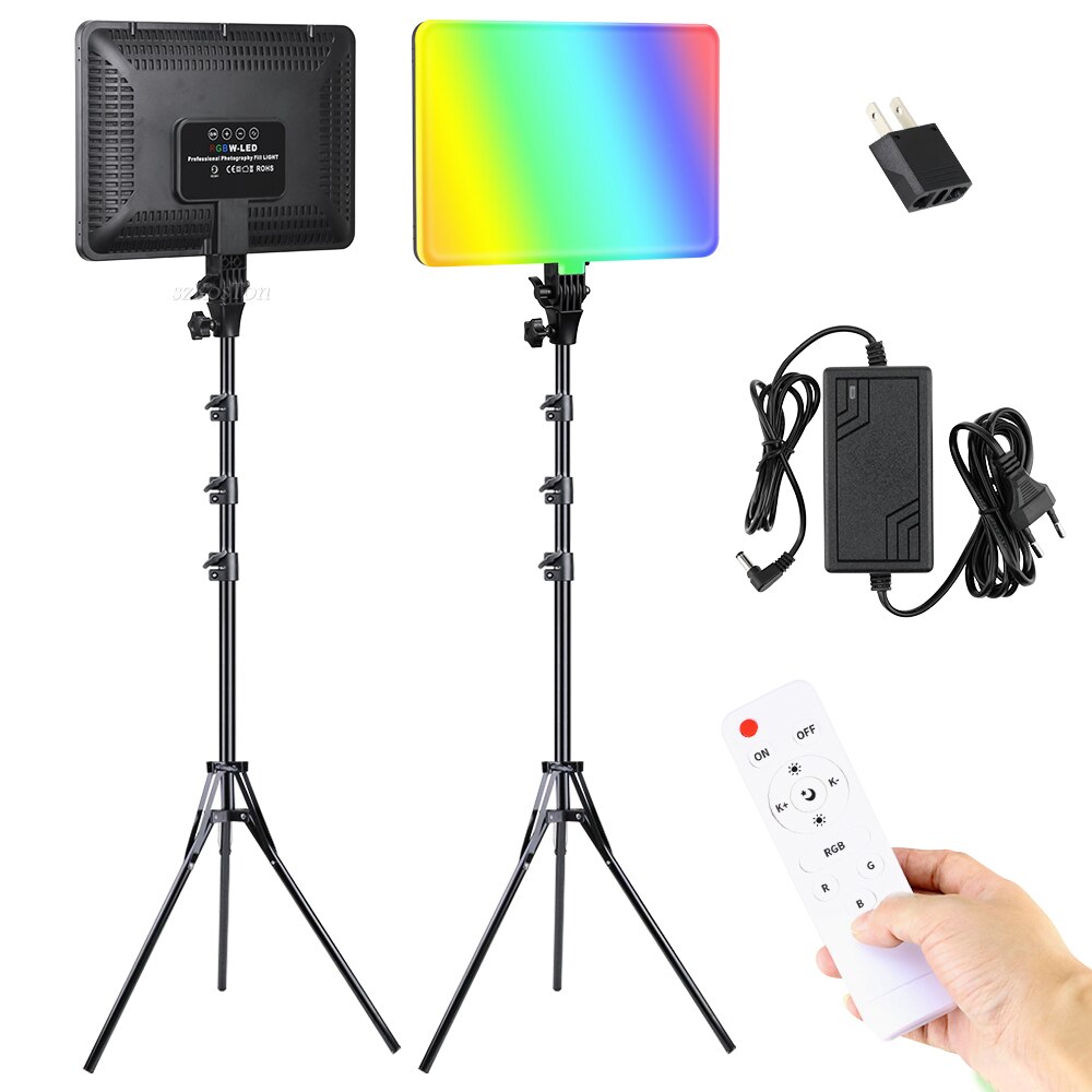 RGB LED Video Lighting 0-360° Full Color 3000K-650... – Vicedeal