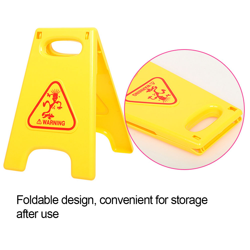 9Pcs/Set Mini Cleaning Tools Mop Caution Sign Buck... – Vicedeal