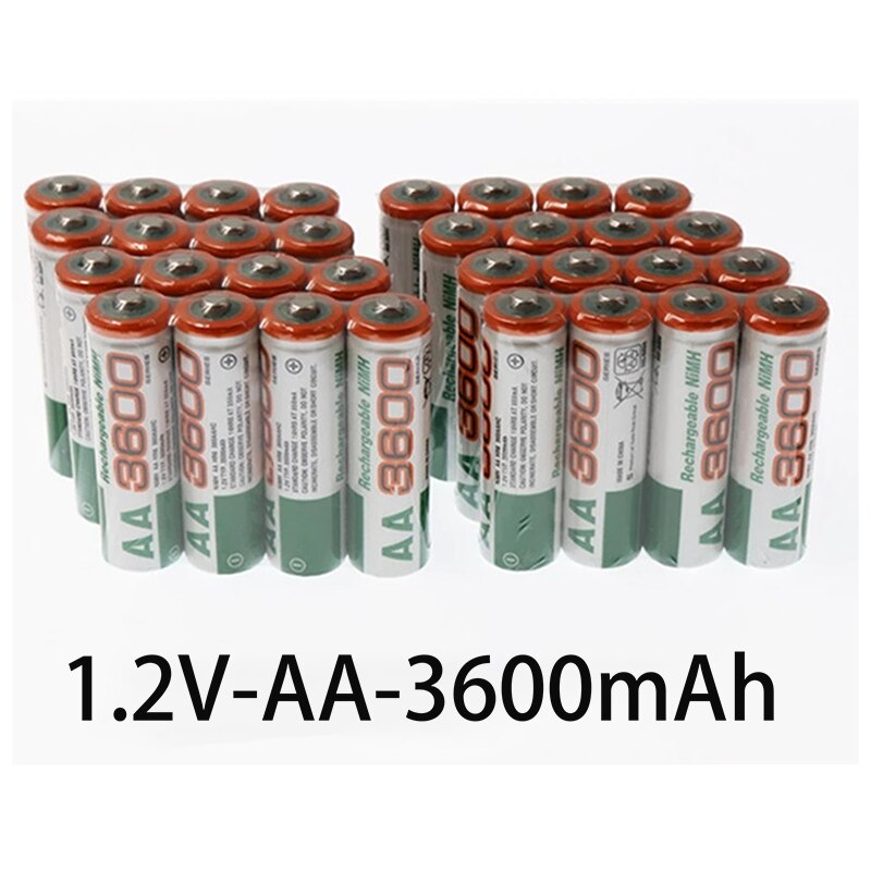 Aa Rechargeable Battery Recargables Aa 3600mah 1.2... – Grandado