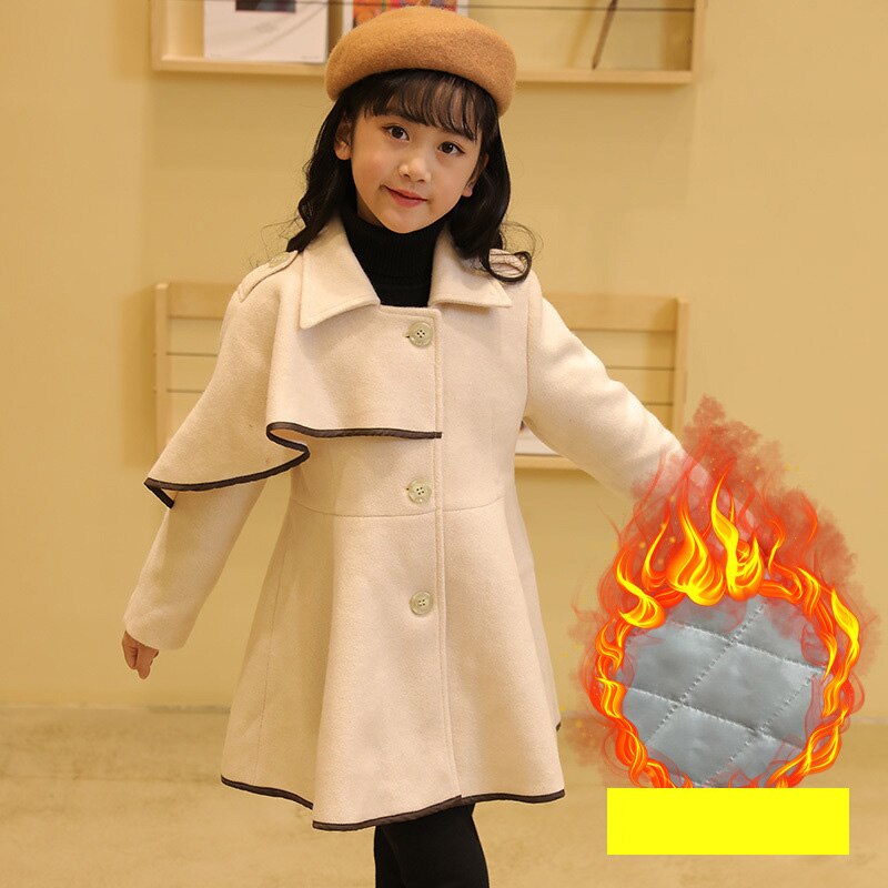 Children Girls Outerwear Coats Winter Thick Girls ... – Vicedeal
