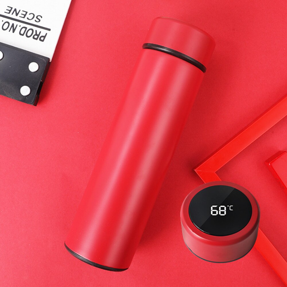 500ml Vacuum Flask Smart Insulated Mug Stainless S... – Grandado