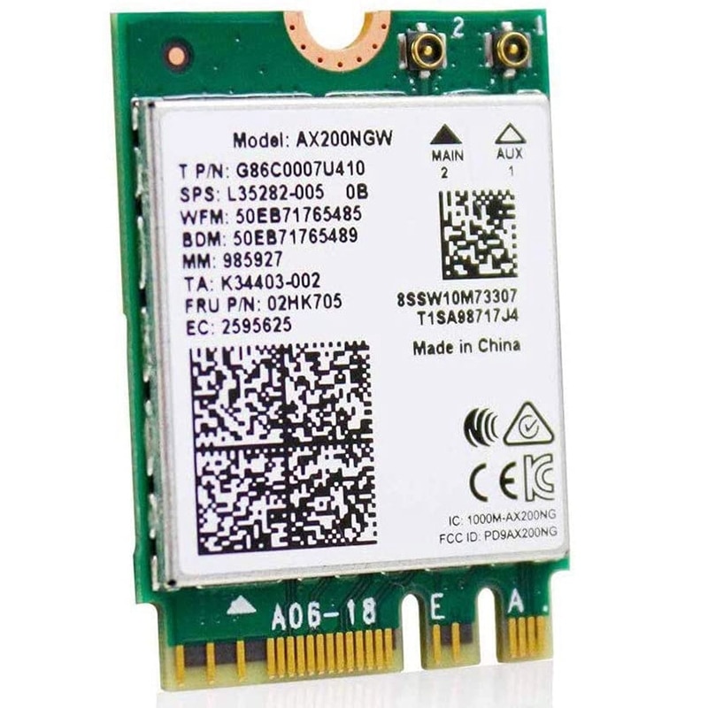 WiFi6 M.2 Module AX 3000Mbps Network Adapter with ... – Vicedeal