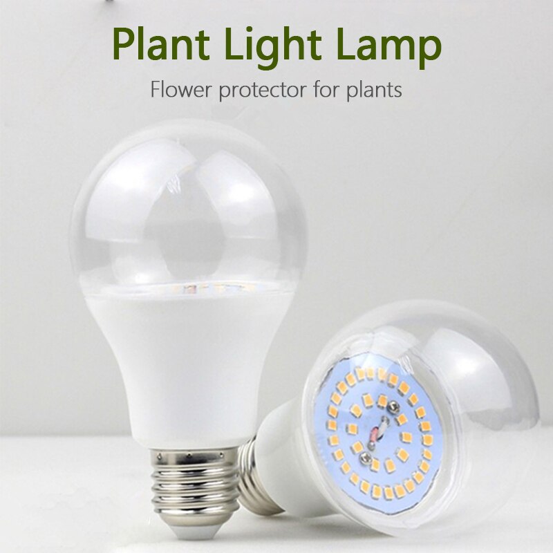 15W LED Grow Light Bulb Full Spectrum E27 Phyto la... – Grandado